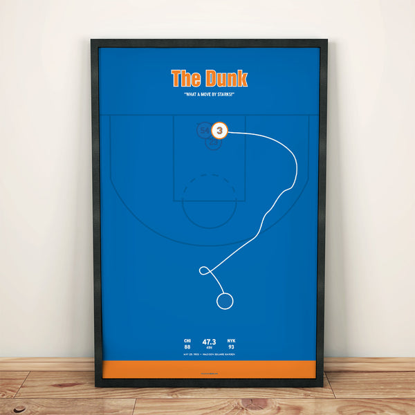 John Starks Dunk Poster Knicks | Prinstant Replays