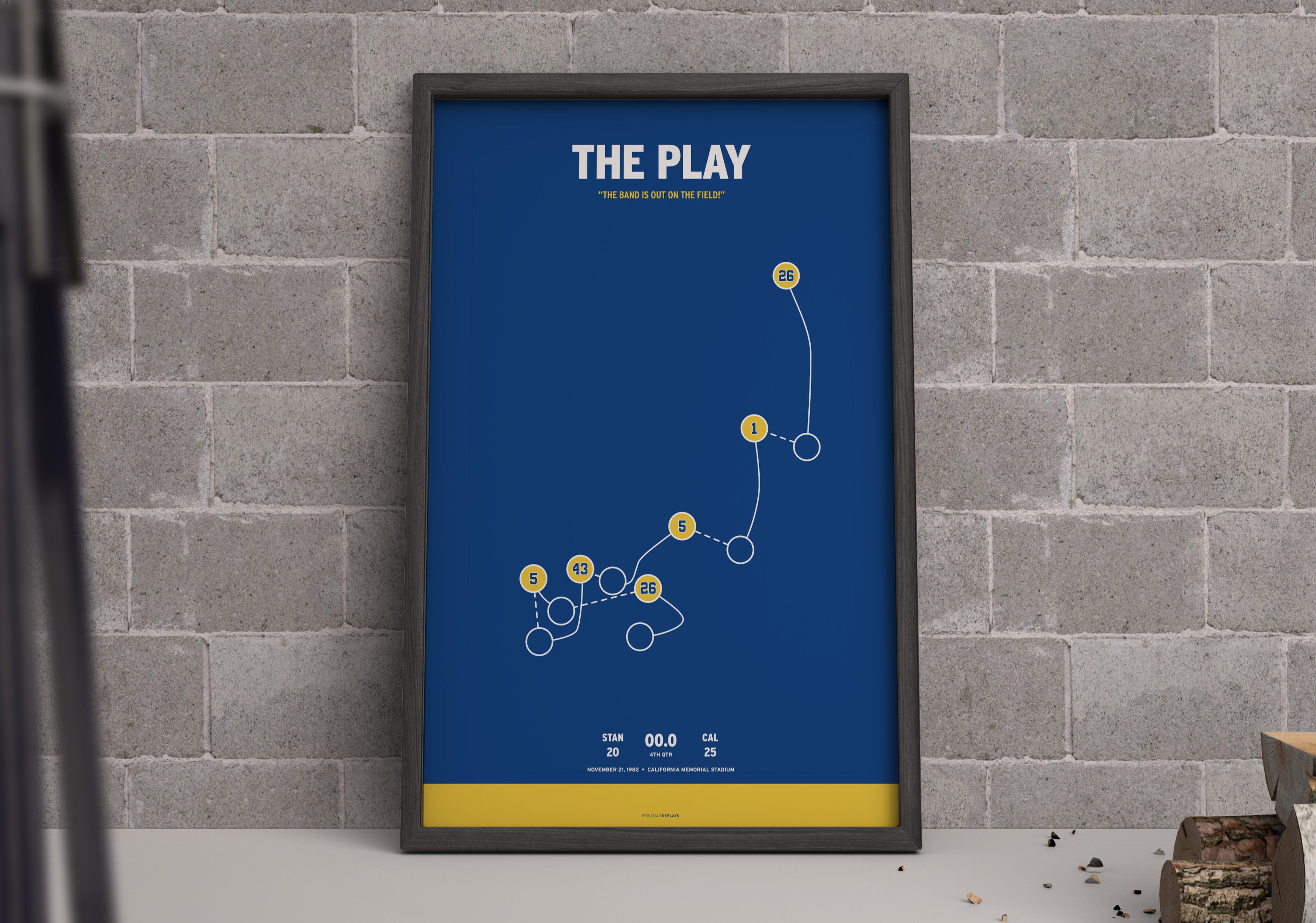 Cal - The Play Poster | Prinstant Replays