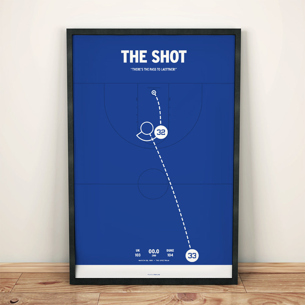 The Shot - Duke Laettner Poster | Prinstant Replays