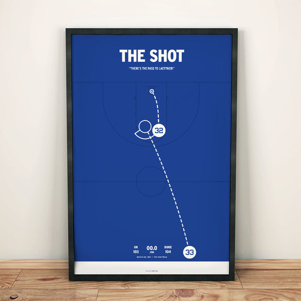 The Shot - Duke Laettner Poster | Prinstant Replays