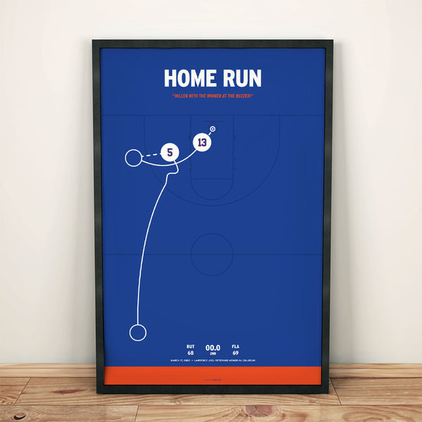 Mike Miller Florida Home Run Shot Poster | Prinstant Replays