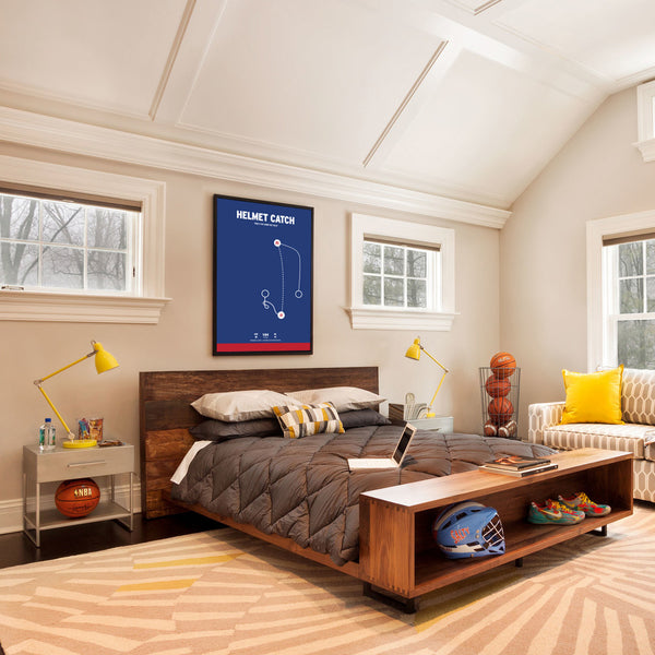 The Helmet Catch Poster - Giants Eli to Tyree | Prinstant Replays