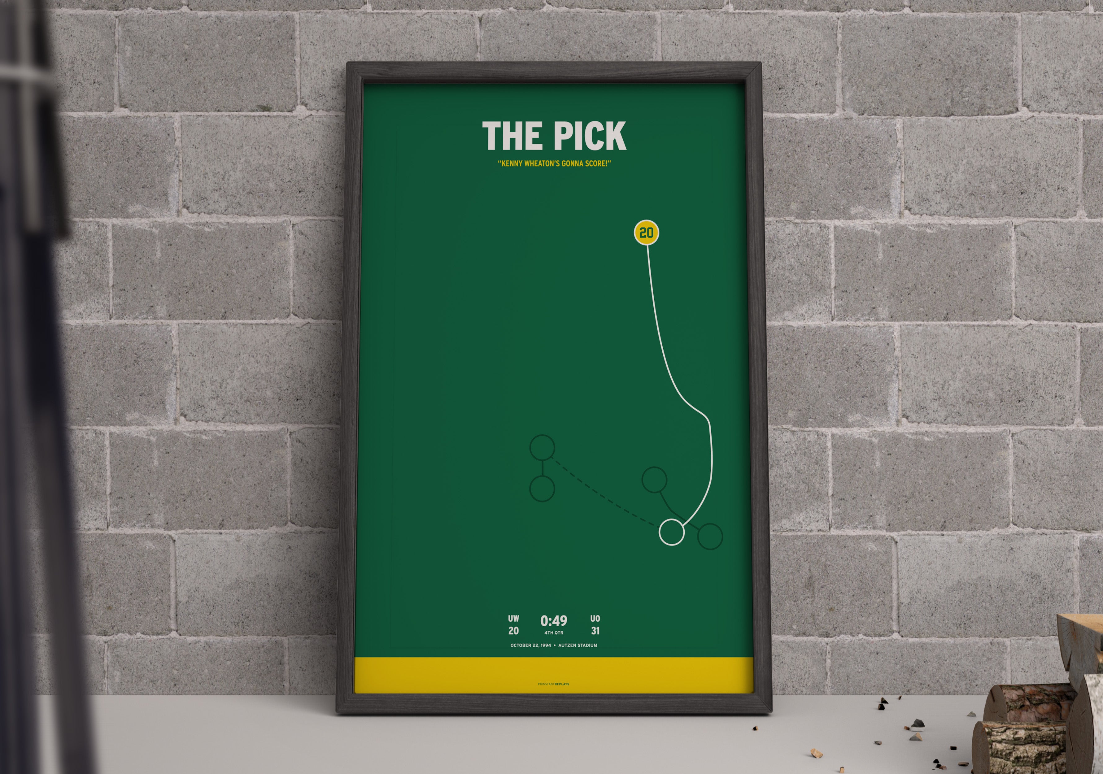 The Pick - Oregon Poster | Prinstant Replays