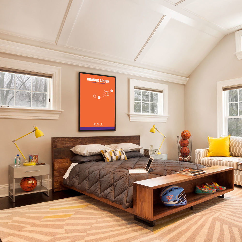 Clemson - Orange Crush Poster | Prinstant Replays