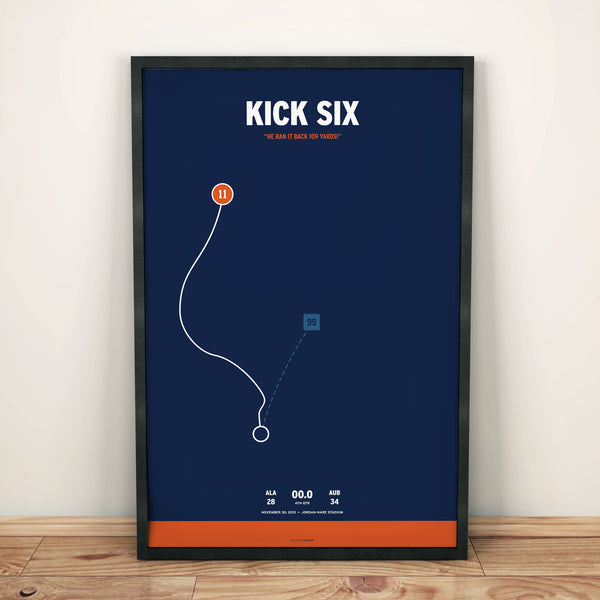 Kick Six Poster | Prinstant Replays