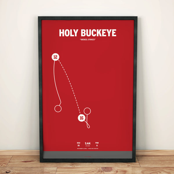 Holy Buckeye - Ohio State Poster | Prinstant Replays