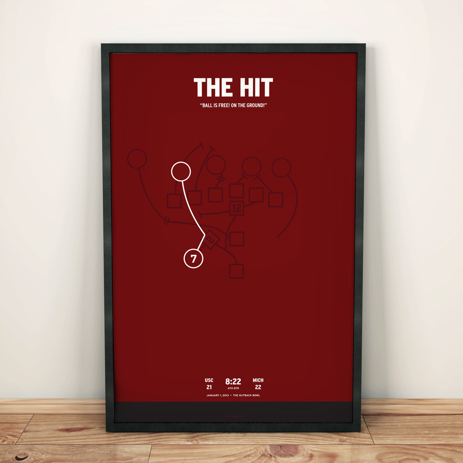 The Hit - South Carolina Poster | Prinstant Replays