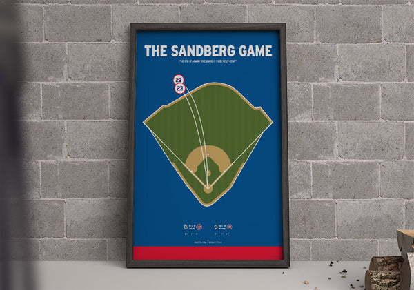 Cubs The Sandberg Game Print | Prinstant Replays