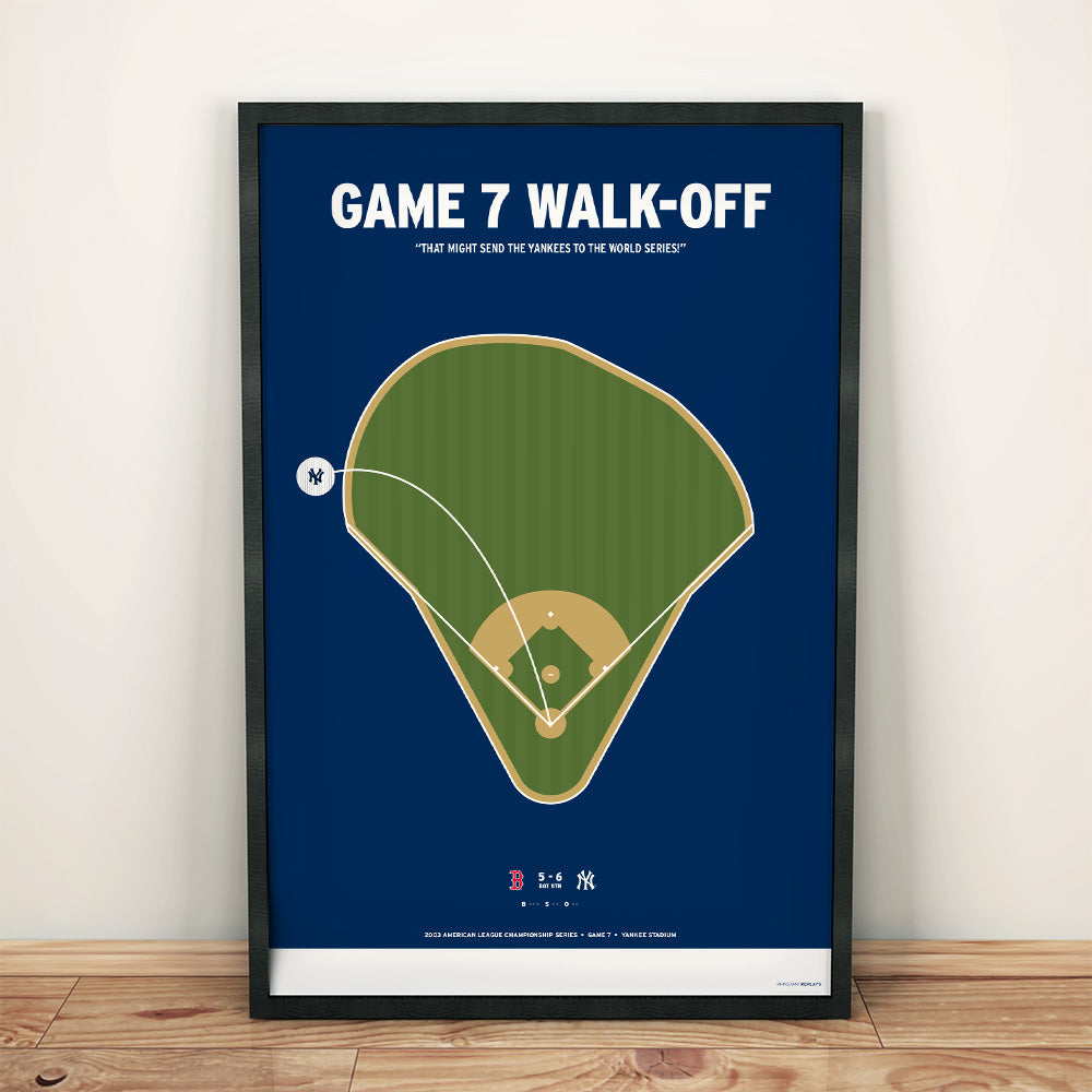 Yankees 2003 ALCS Game 7 Walk-Off Print | Prinstant Replays