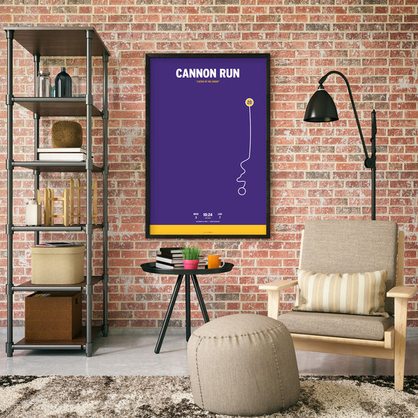 Cannon Run LSU Poster | Prinstant Replays
