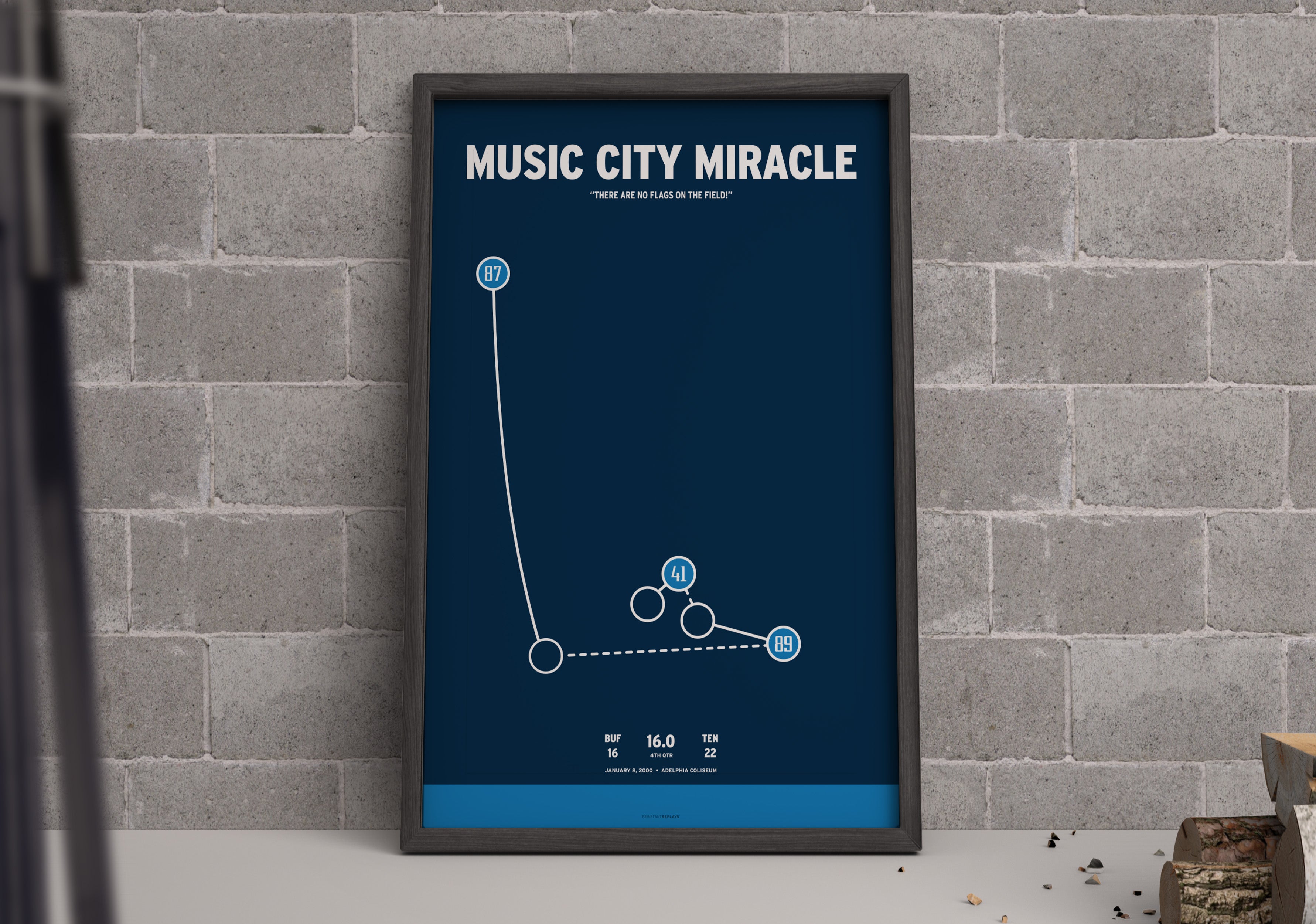 Music City Miracle - Titans Poster | Prinstant Replays